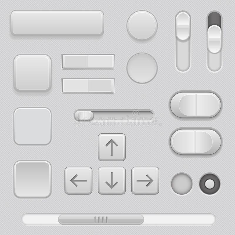 Sliders Buttons Stock Illustrations – 585 Sliders Buttons Stock ...