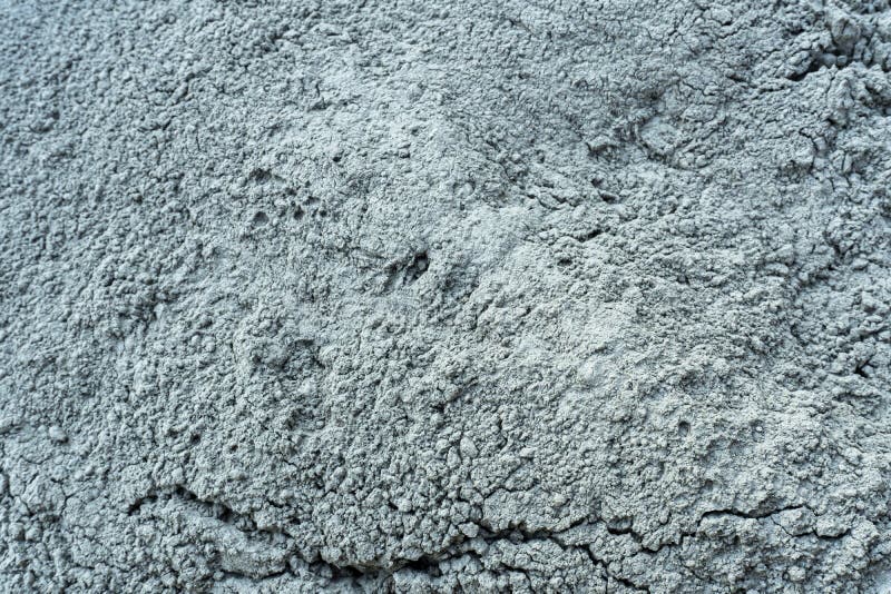 Gray Wet Cement Powder on a Construction Building Stock Photo - Image ...