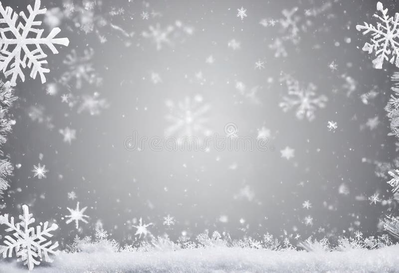 Gray and White Background with Ice Crystals at 21-9-2024 Stock ...