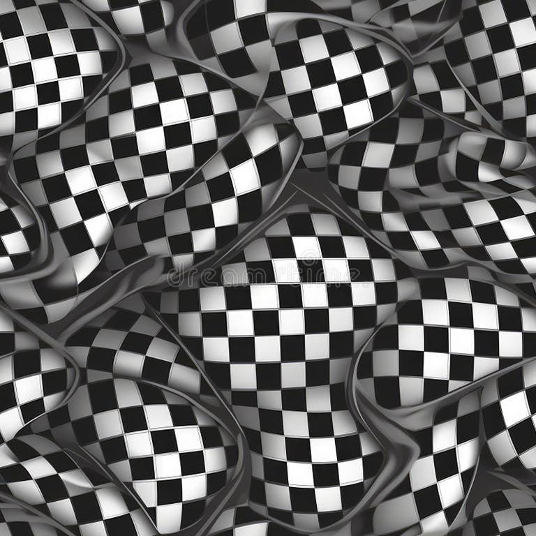 Gray and White Checkered Pattern. Infinite, Seamless Backgrounds ...