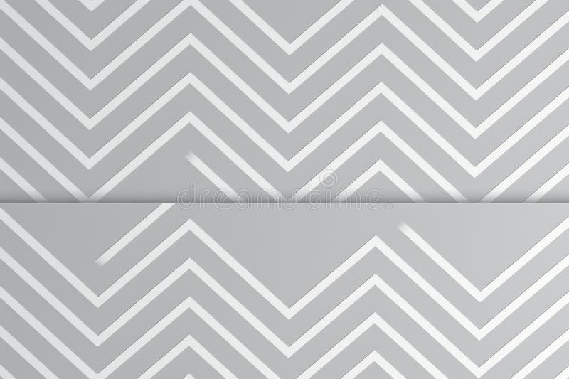 Gray and White Chevron Pattern Background. Seamless Geometric Zigzag ...