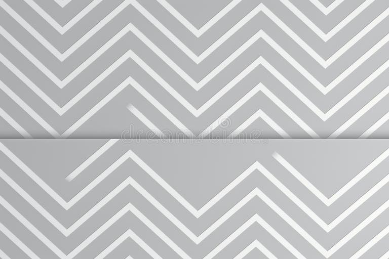 Gray and White Chevron Pattern Background. Seamless Geometric Zigzag ...