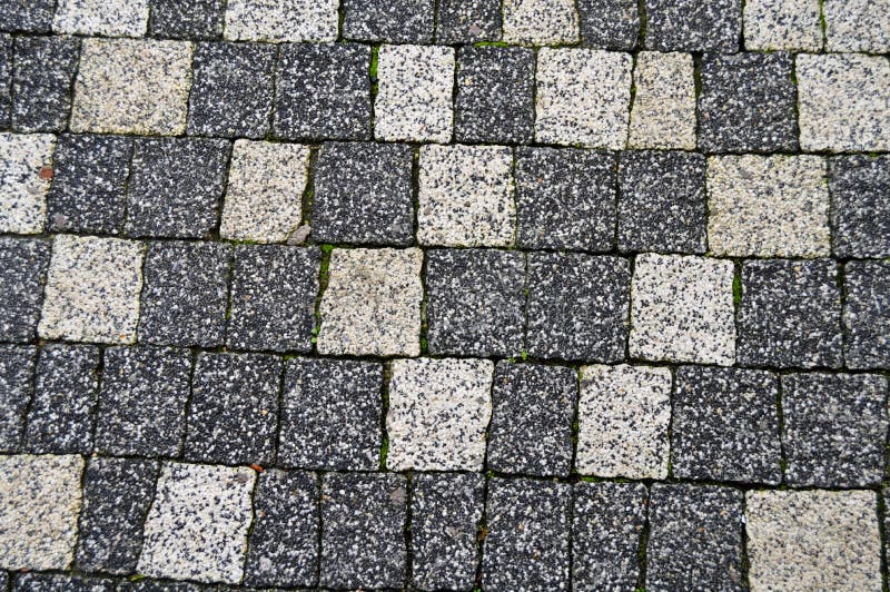 Gray White Colored Square and Rectangle Paving Stone, Tiled Stone ...