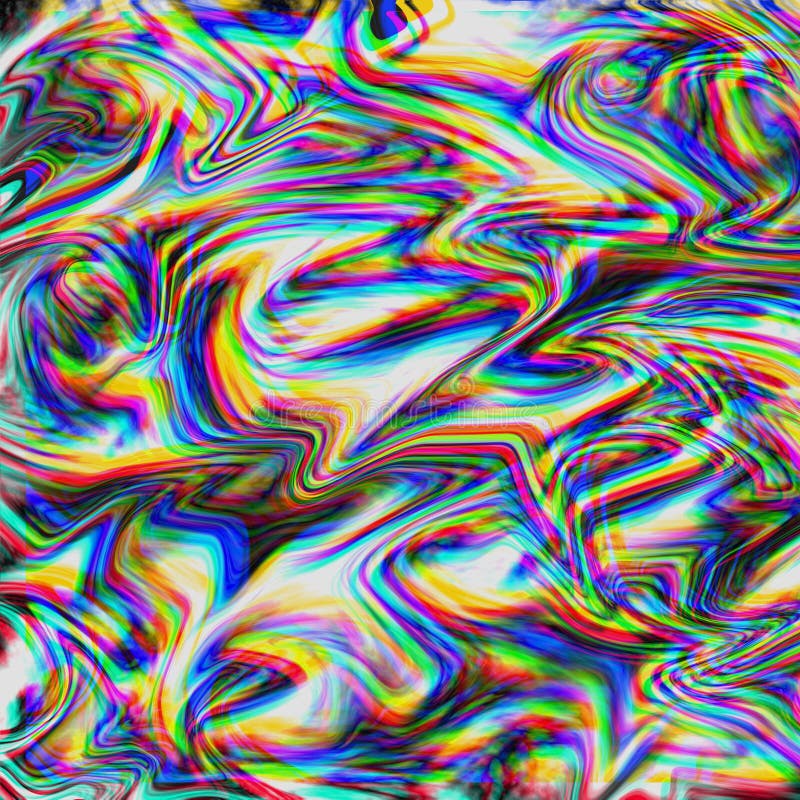 Gray and White Colorful Program Glitch with Straight Lines and with ...