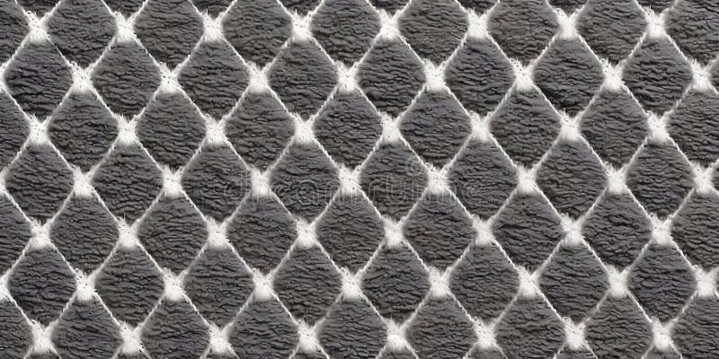 Seamless Gray and White Diamond Carpet Texture Stock Illustration ...