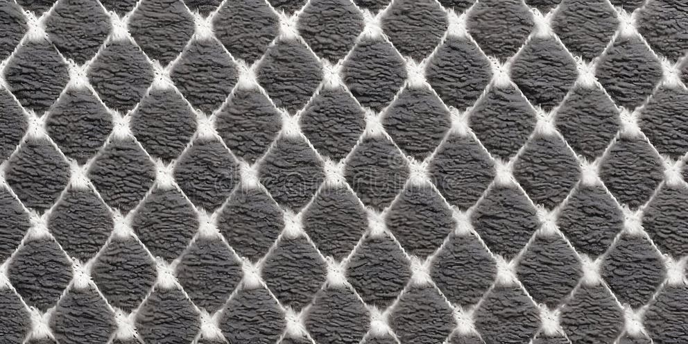 Seamless Gray and White Diamond Carpet Texture Stock Illustration ...