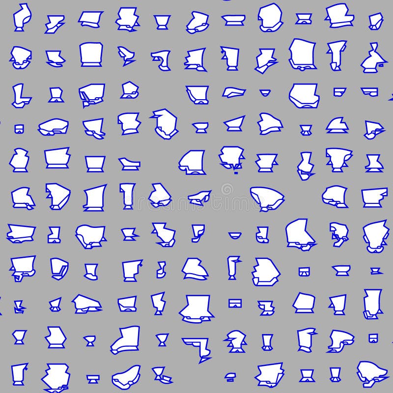 Gray White Pattern Small Pieces Stock Vector - Illustration of print ...