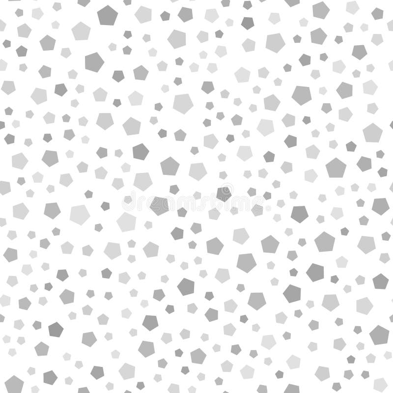 Pentagon Pattern Set Gold And Flame. Vector Seamless Geometric B Stock ...