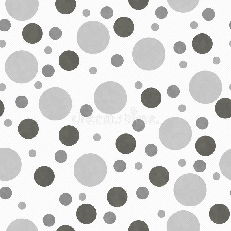 Gray and White Polka Dot Tile Pattern Repeat Background Stock ...