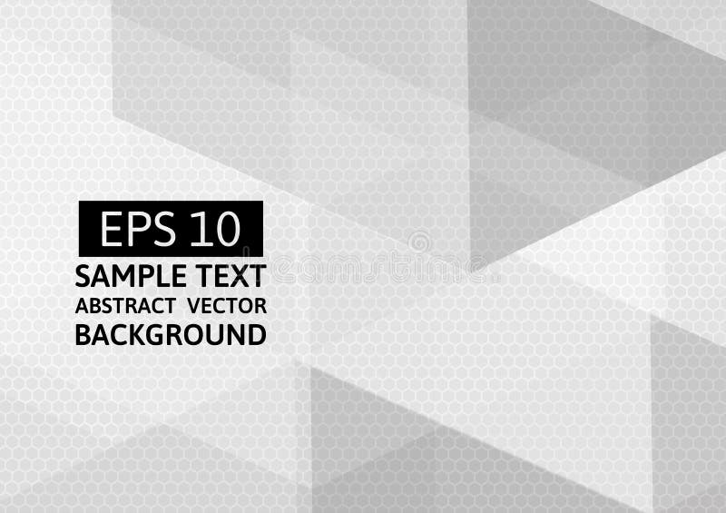 Gray and White Polygon, Geometric Abstract Vector Background, Graphic ...