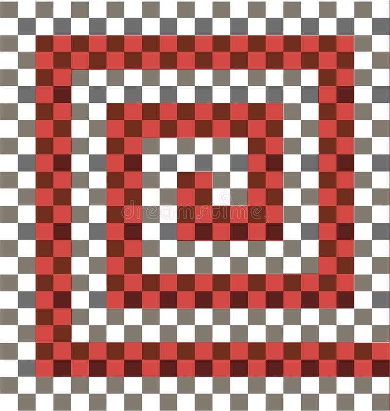 Gray White Red Checkered Background Stock Vector - Illustration of ...