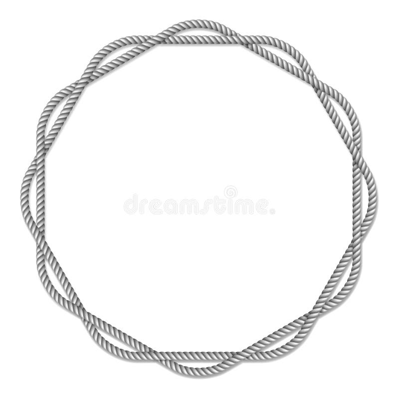 Oval Rope Border Vector Stock Illustrations – 433 Oval Rope Border ...