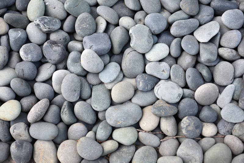Gray and White Round Stones. Stock Image - Image of rough, garden: 15534137