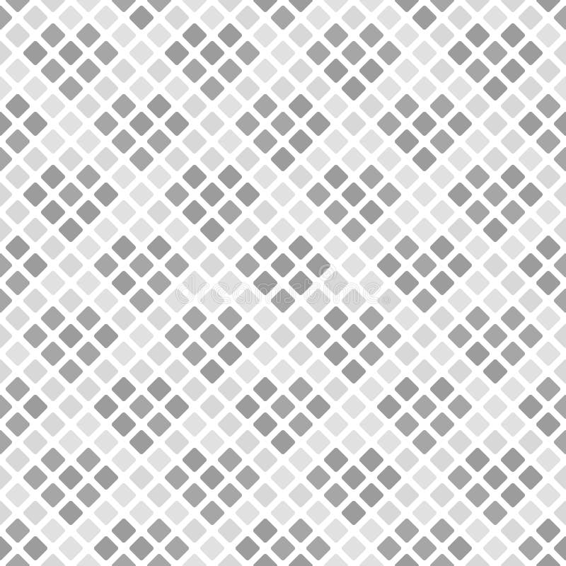 Rounded Diamond Pattern. Seamless Vector Stock Vector - Illustration of ...