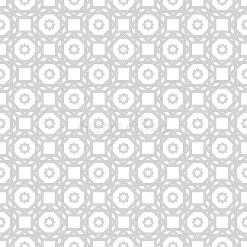 Gray White Seamless Pattern Stock Vector - Illustration of floor, retro ...
