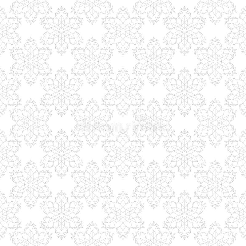 Gray and White Seamless Pattern Stock Vector - Illustration of ...