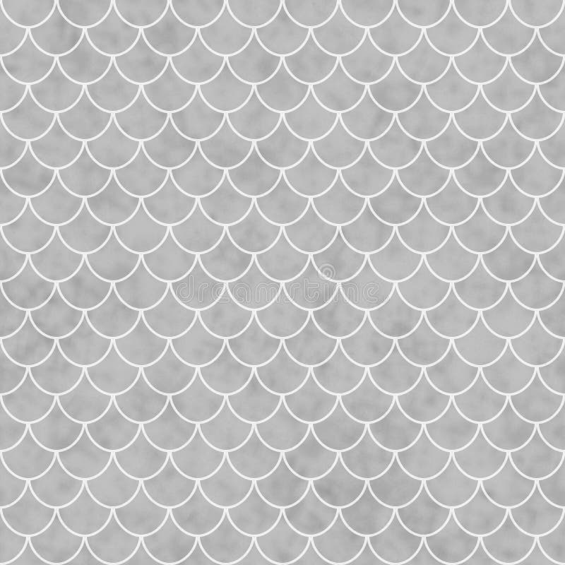 Gray and White Shell Tiles Pattern Repeat Background Stock Photo ...