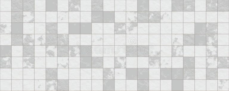 Gray and White Square Tile Pattern Stock Illustration - Illustration of ...