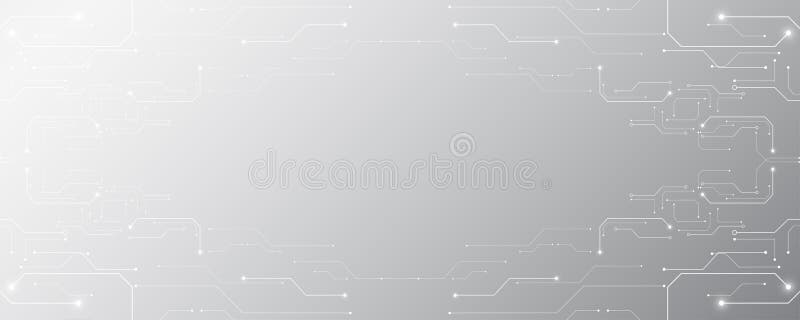 Gray and White Technology Background Image Line Design for ...
