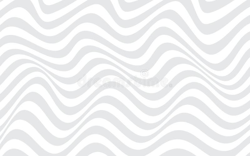 Gray and White Wavy Background Stock Vector - Illustration of wave ...