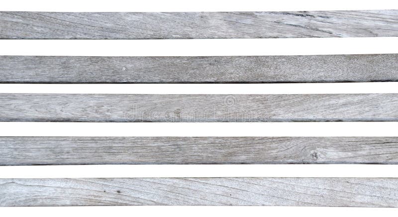 Gray White Wood Strip Isolate on White Background Stock Photo - Image ...