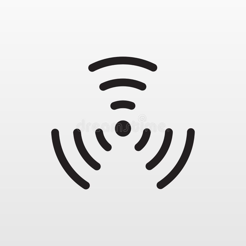 Gray Wifi Icon Wireless Symbol on Isolated Background Stock Vector ... Gray Wifi Icon Wireless Symbol on Isolated Background Stock Vector ...
