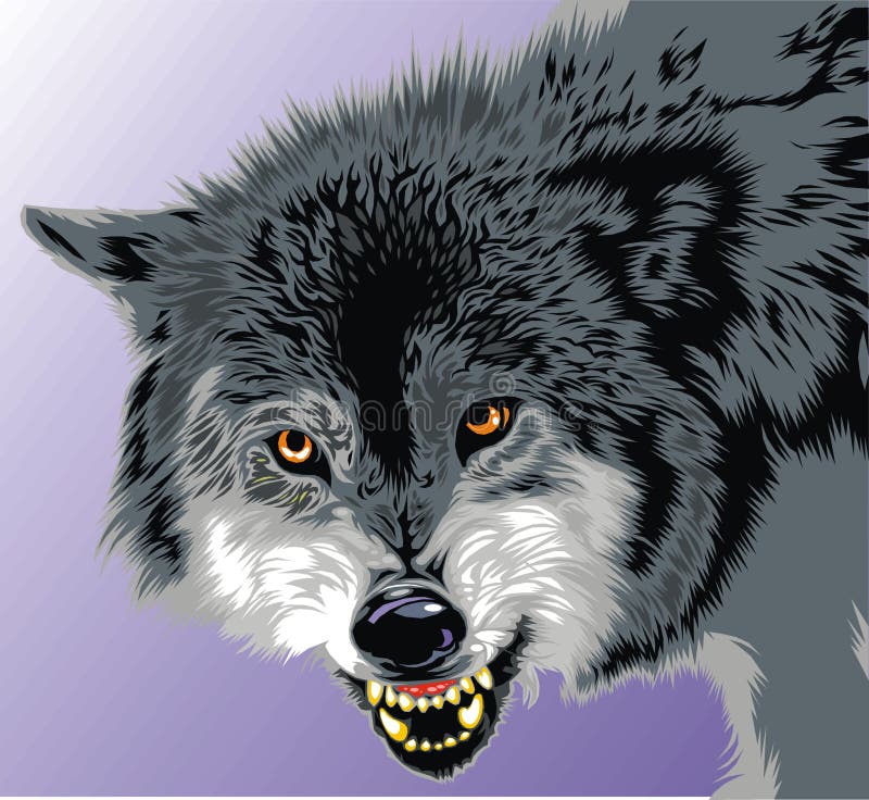 Wolf Fangs Stock Illustrations – 542 Wolf Fangs Stock Illustrations ...