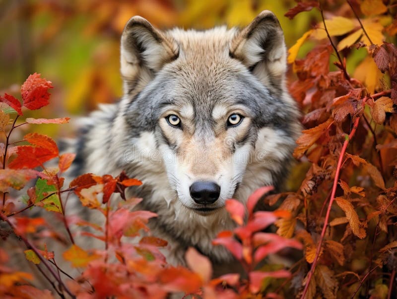 Ai Generated Illustration Wildlife Concept of Gray Wolf Stock ...