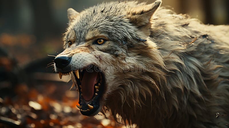 Scary Gray Wolf Stock Illustrations – 497 Scary Gray Wolf Stock ...