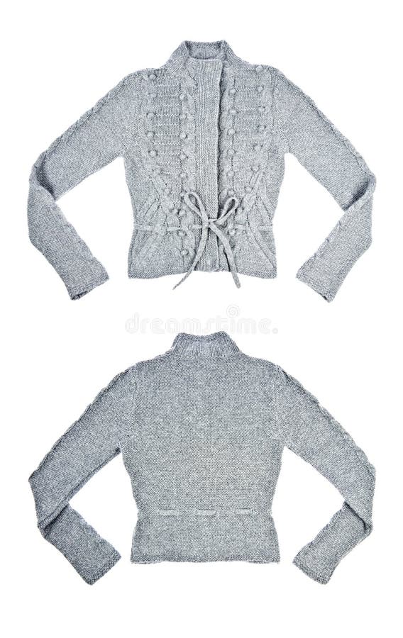 Gray Wool Knitted Sweater Texture. Flat Style. Stock Image - Image of ...