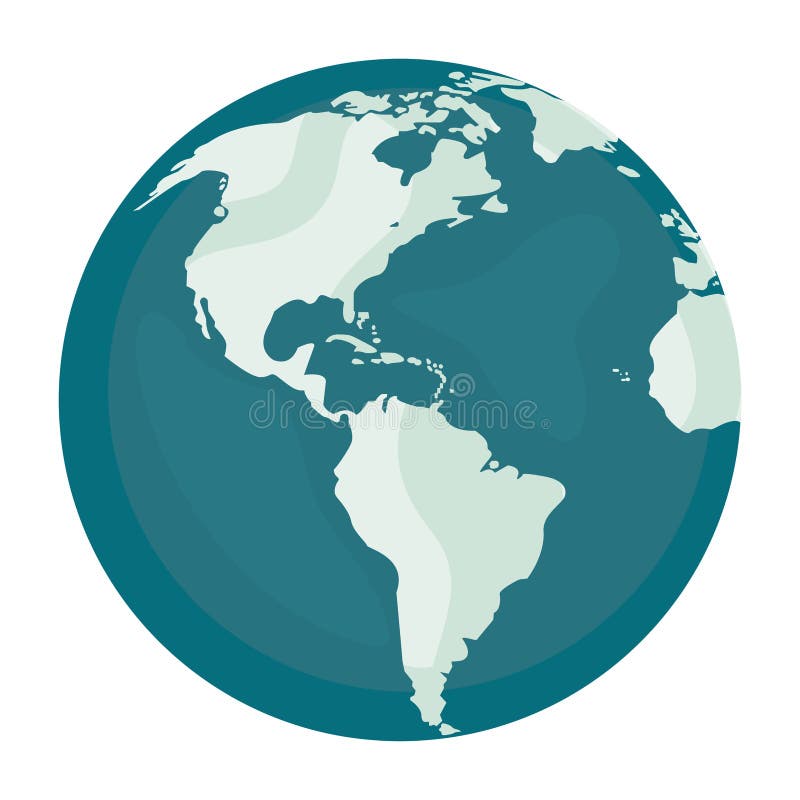 Gray world planet earth stock vector. Illustration of isolated - 245937100