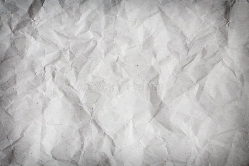 Gray Wrinkle Recycle Paper Background Stock Image - Image of crumpled ...