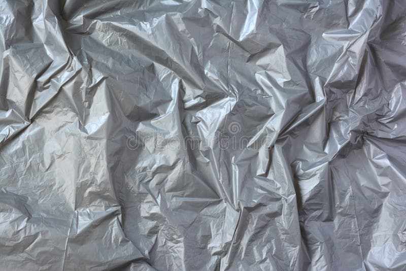 Gray Wrinkled Plastic Texture Background. Stock Photo - Image of ...