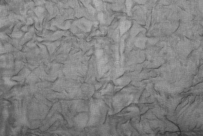 Grey Fabric Texture into the Mesh. Stock Image - Image of abstract ...