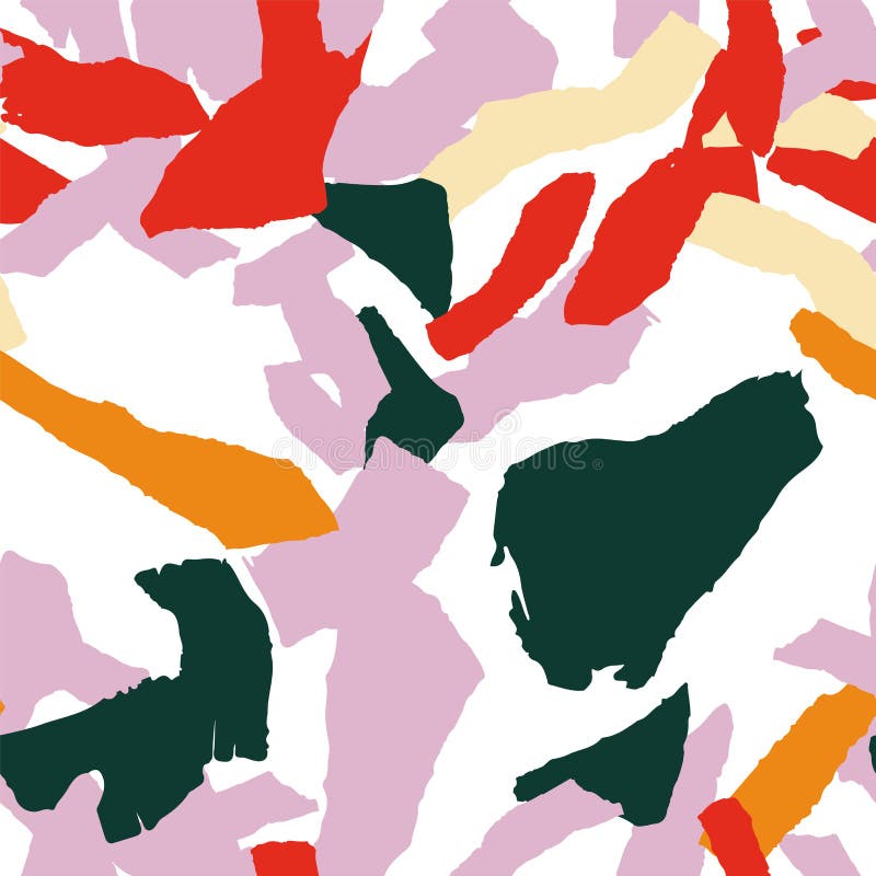 Gray and Yellow and Red Terrazzo Wall Vector Stock Vector ...