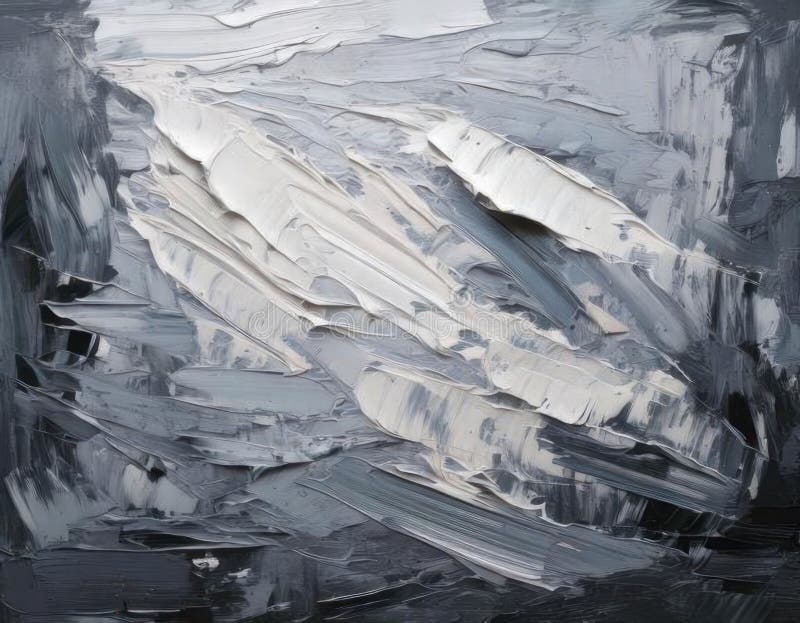 Grayish Textured Surface with Artistic Wallpaper and Silver Paint ...