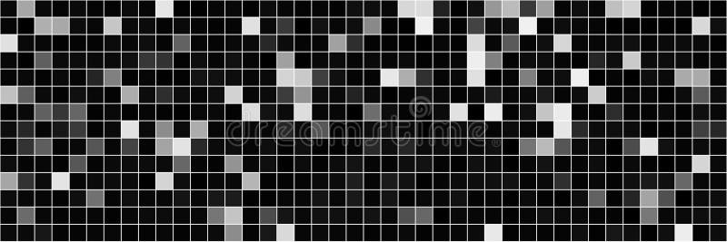 Grayscale Abstract Square Pattern Stock Vector - Illustration of vector ...