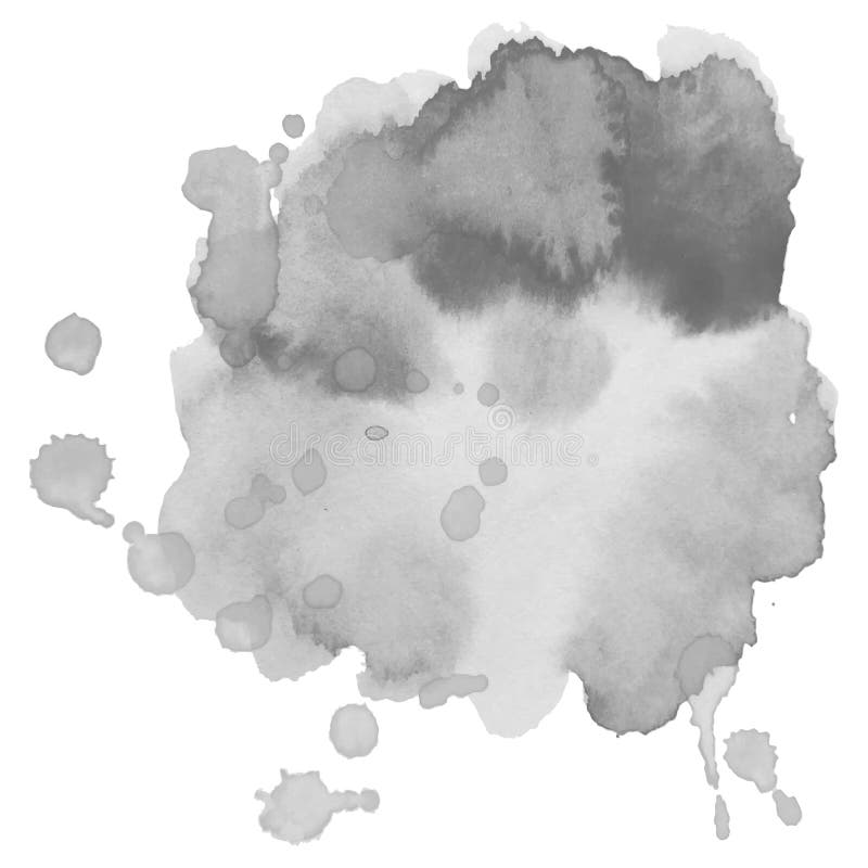 Grayscale Abstract Watercolor Background for Your Design Stock ...