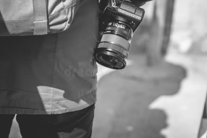 Shot of a photographer. stock photo. Image of photograph - 18348582