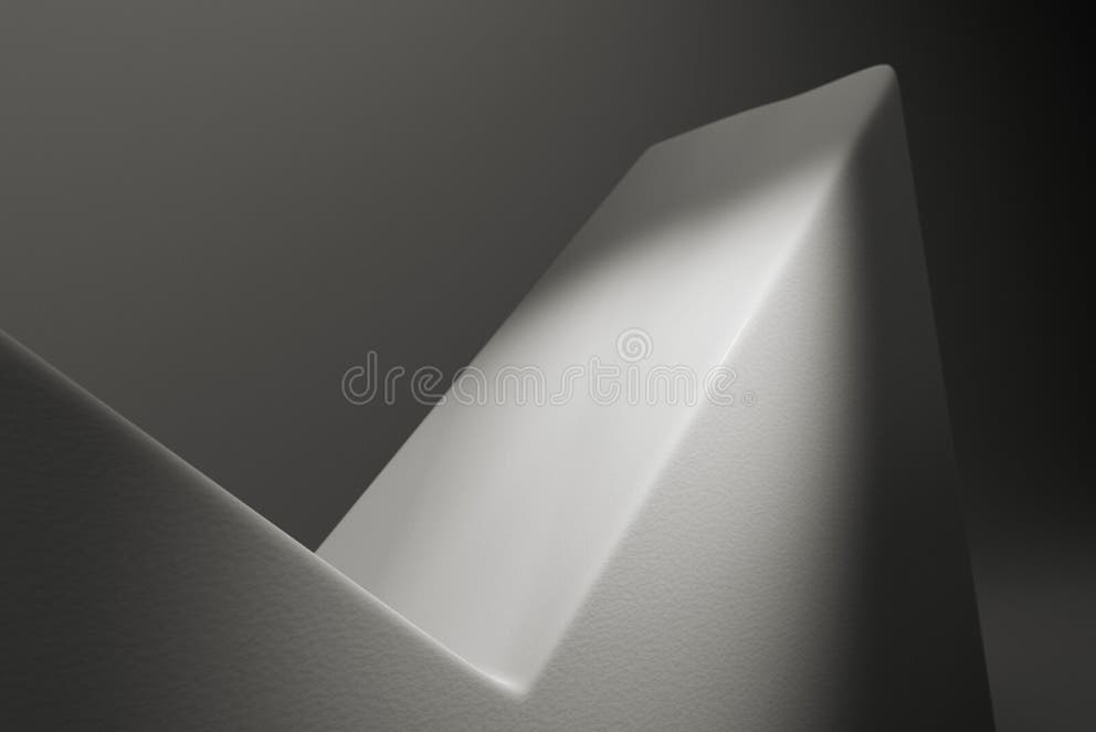 Grayscale 3d Render of Abstract Geometric Background or Texture with a ...
