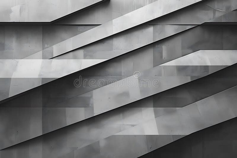 Abstract Gray Concrete Architectural Diagonal Geometric Wall Design ...