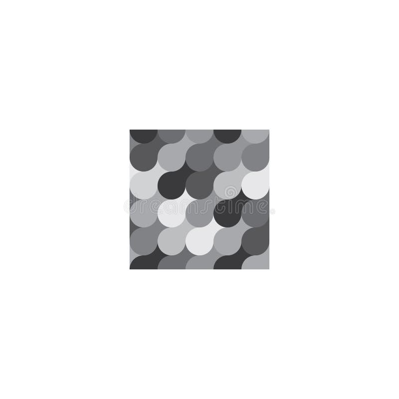 Grayscale Square Texture. Empty Grunge Pattern. Stock Photo - Image of ...