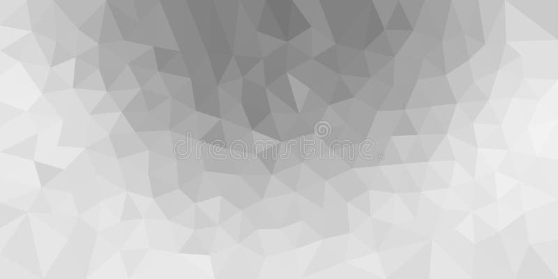 A Grayscale Low Poly Background Featuring Triangular Geometric Shapes ...