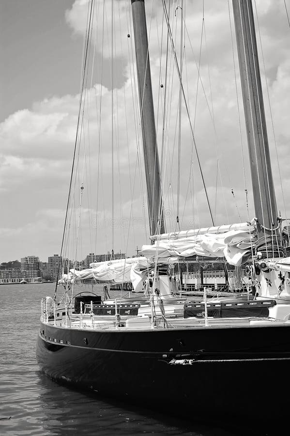 Grayscale Photo Of Ship Near High-rise Mountains Picture. Image: 109924073