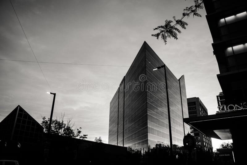 Grayscale Photography Of High-rise Building Picture. Image: 117917357