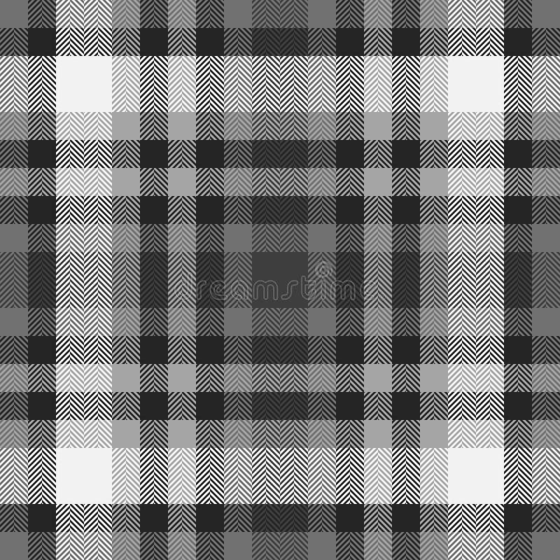 Grayscale Plaid Pattern. Classic, Timeless Design Evokes Tradition and ...