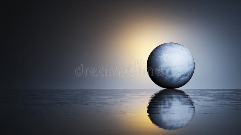 Grayscale Solar Eclipse Over Water Minimalist Art Outdoor Serene ...