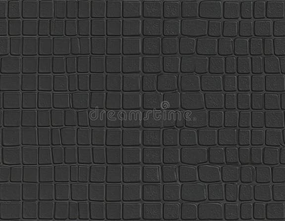 Grayscale Square Mosaic Tile Pattern with Rough Texture for Abstract ...