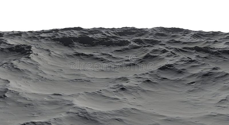 A Grayscale View of Undulating, Textured Terrain by You - Generated ...
