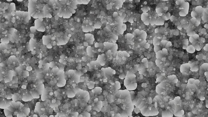 Grayscale Water Color Forming Flower Pattern Wallpaper Stock ...